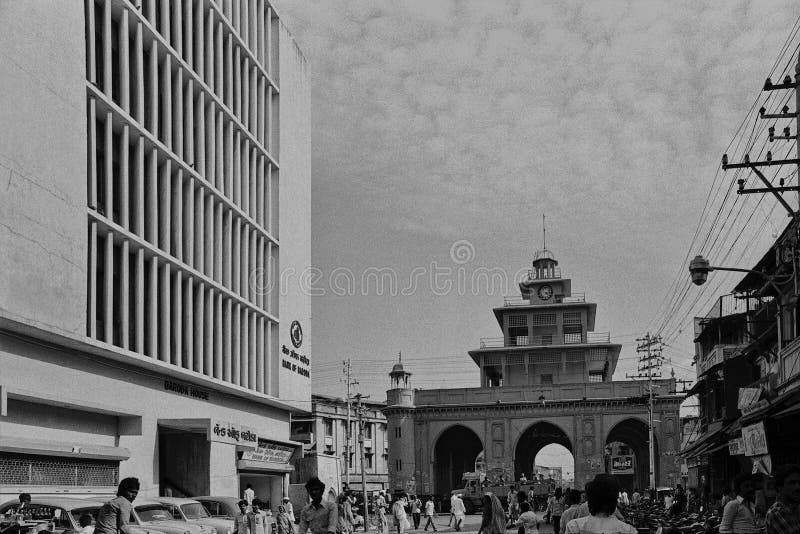 Mandvi Gate Vadodara editorial image. Image of vacation - 199668190