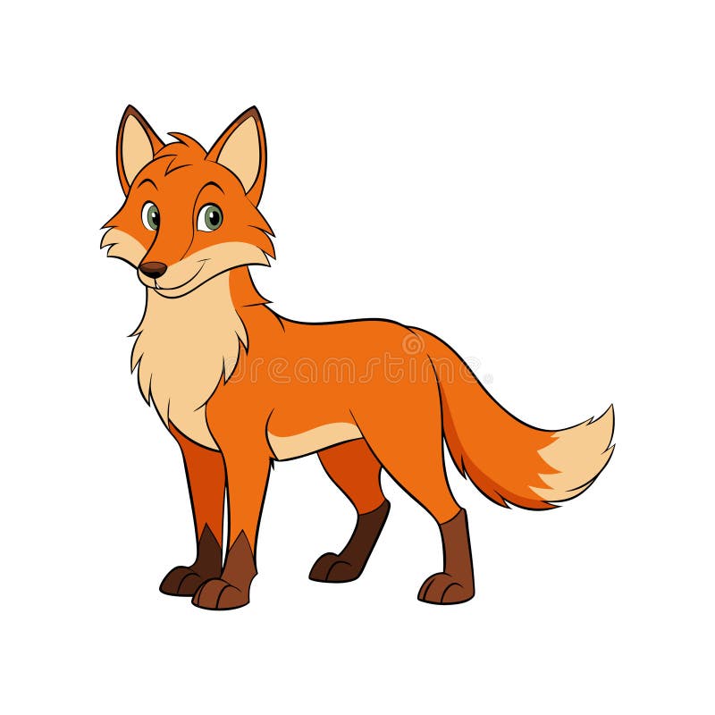 Maned Wolf Coloring Page for Kids Stock Illustration - Illustration of ...