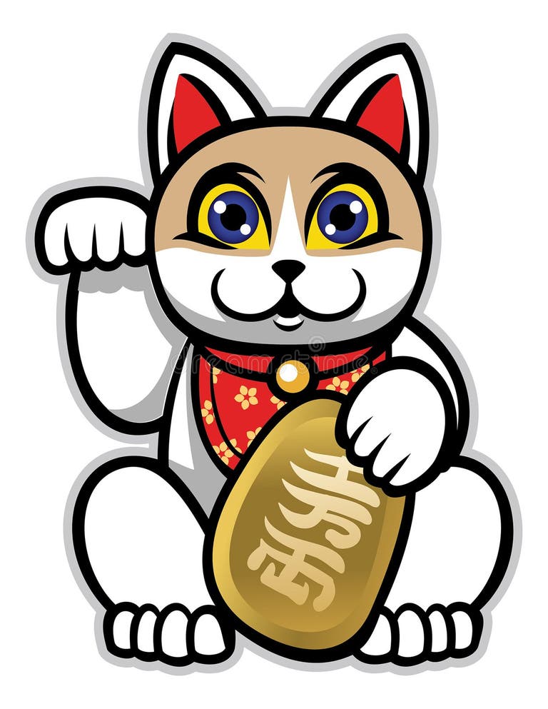 Neko Cat Statue Stock Illustrations – 430 Neko Cat Statue Stock ...