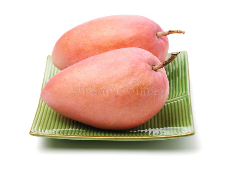 Manga Rosa é Uma Fruta Suculenta Com Polpa Doce E Carnuda Imagem de ...