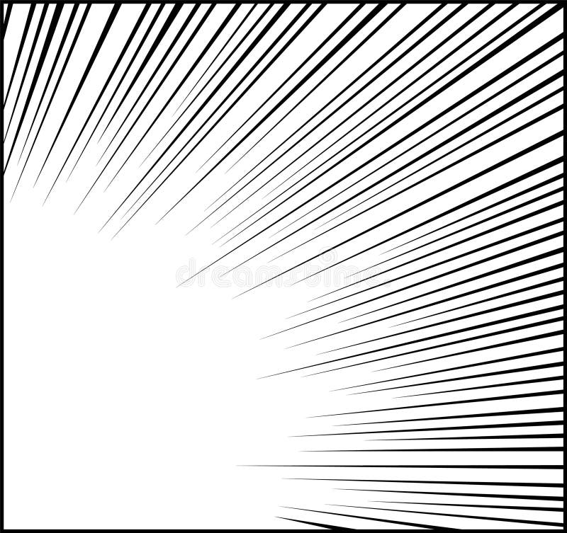 Manga Speed Lines Effect Background Stock Vector - Illustration of ...