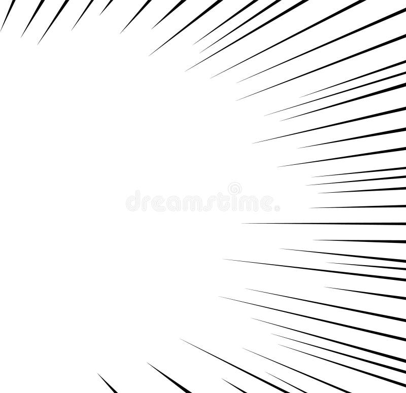 Manga Speed Lines Effect stock vector. Illustration of black - 318081506