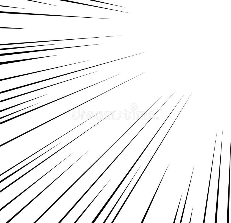 Manga Speed Lines Effect stock vector. Illustration of line - 318084528