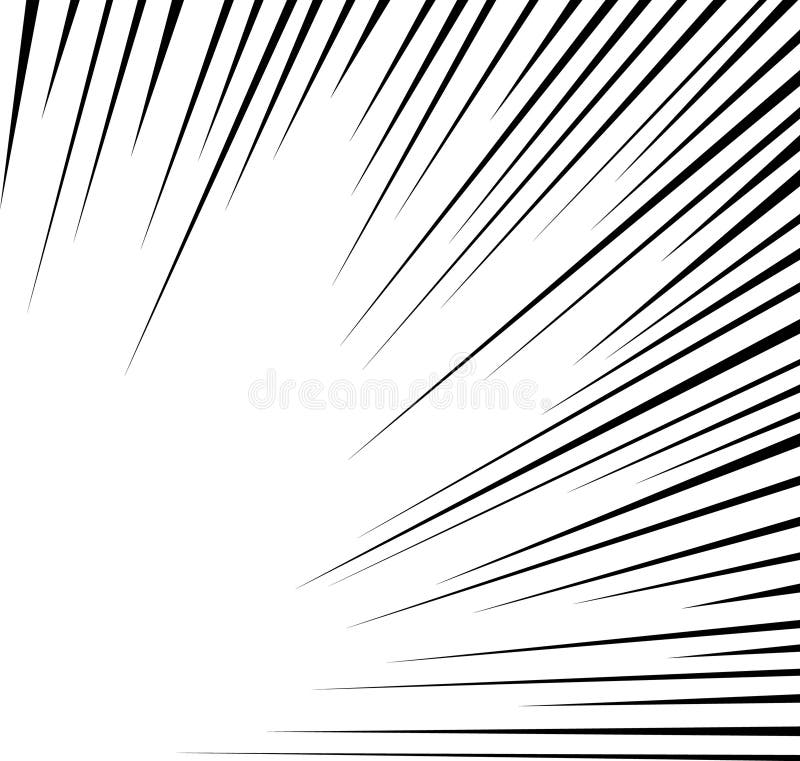 Manga Speed Lines Effect stock vector. Illustration of effect - 318087950