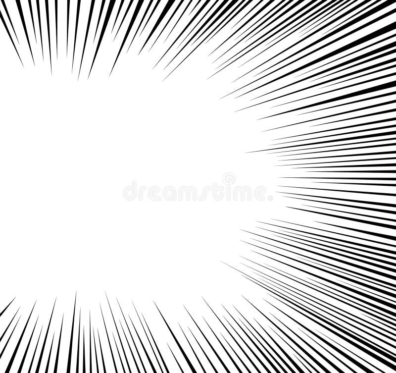 Manga Speed Lines Effect stock vector. Illustration of strip - 318087350