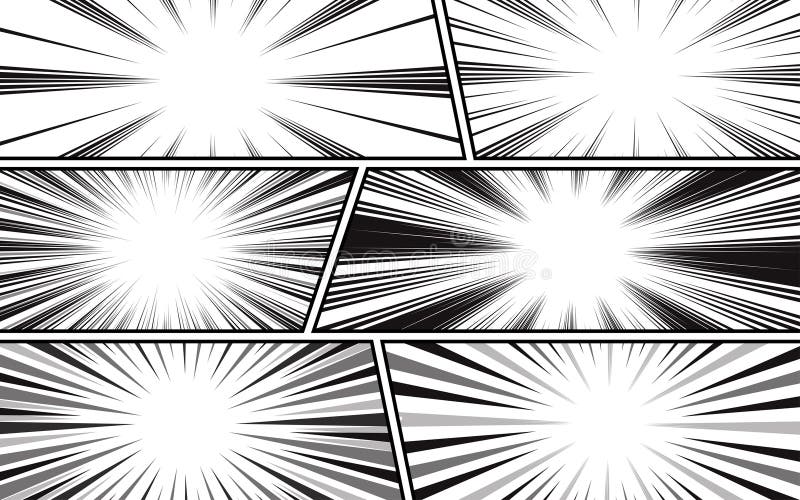 Manga Storyboard Layout Template for Creating a Comic Book Style ...