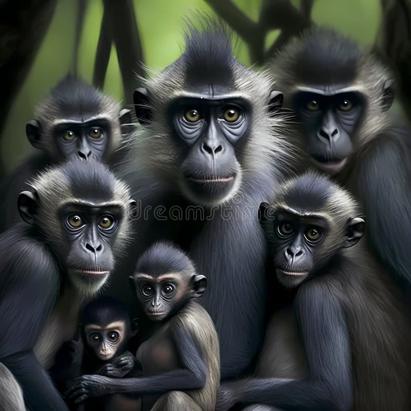 Monkey Community Stock Illustrations – 319 Monkey Community Stock ...