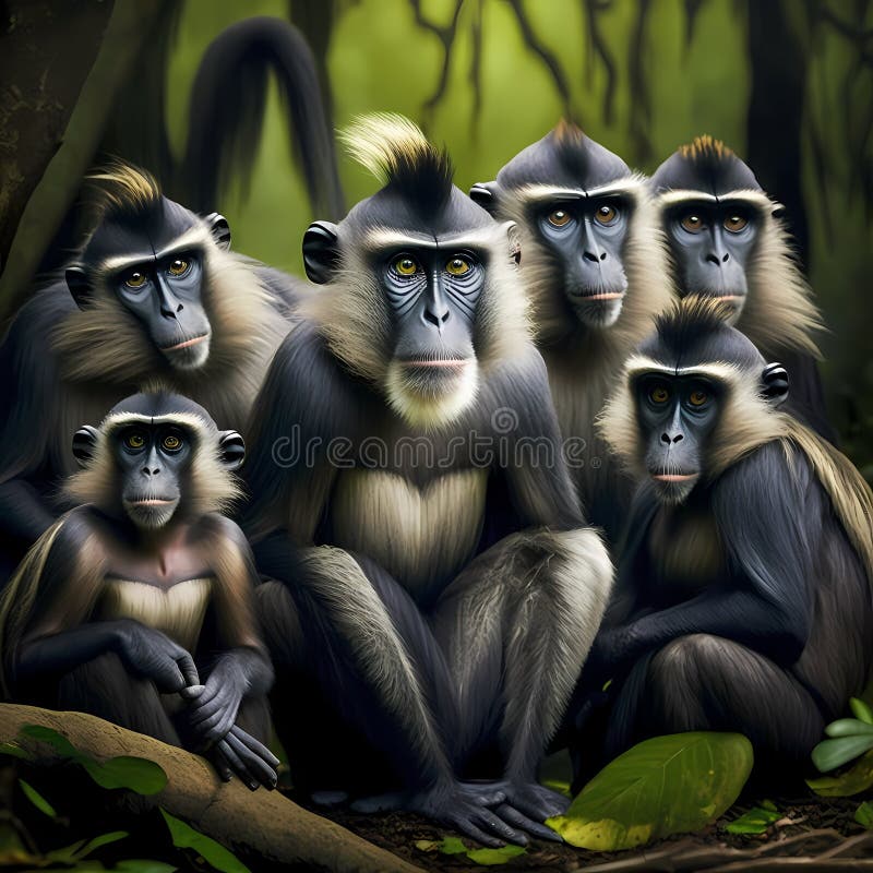 Monkey Community Stock Illustrations – 319 Monkey Community Stock ...