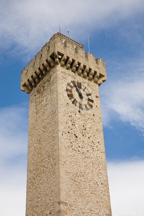 The Mangana Tower in Cuenca, Spain Stock Image - Image of spanish ...