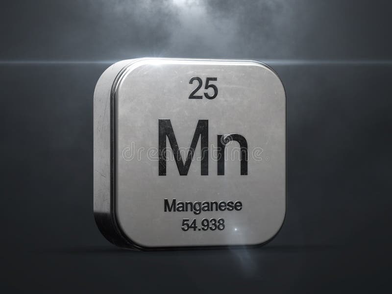 Manganese Chemical Element Symbol from Periodic Table Stock ... Manganese Chemical Element Symbol from Periodic Table Stock ...