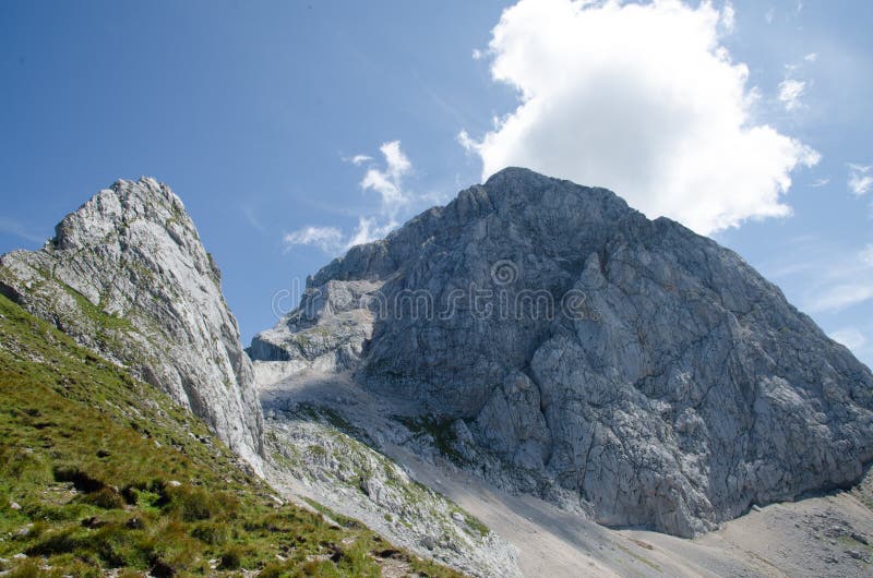 Mangart stock photo. Image of mangart, hill, summit, julian - 49052632