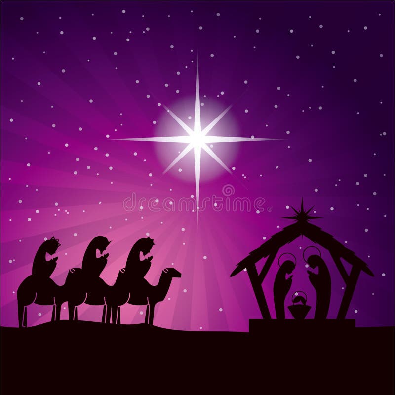 Manger design stock vector. Illustration of kings, holiday - 46222604