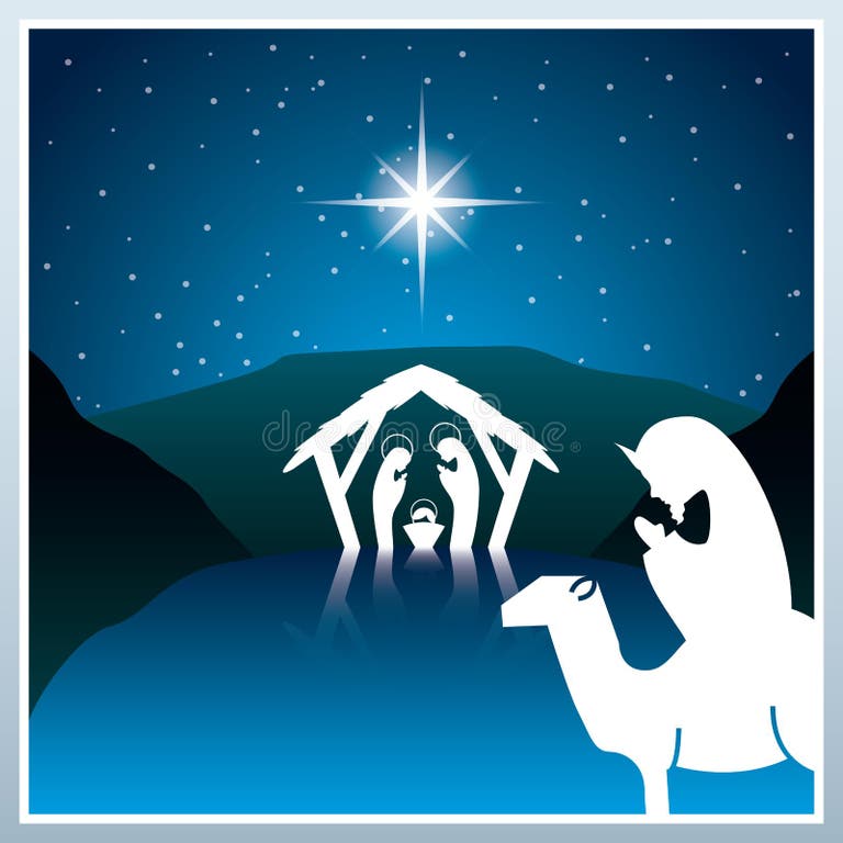 Manger design stock vector. Illustration of desert, landscape - 46222608