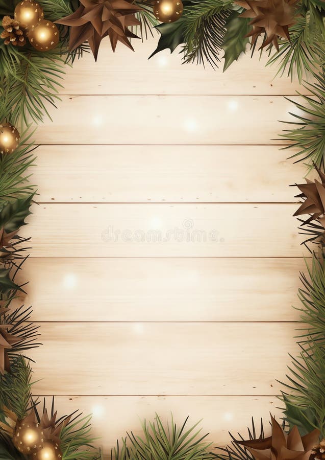 Manger Watercolor Winter Border Stock Illustration - Illustration of ...