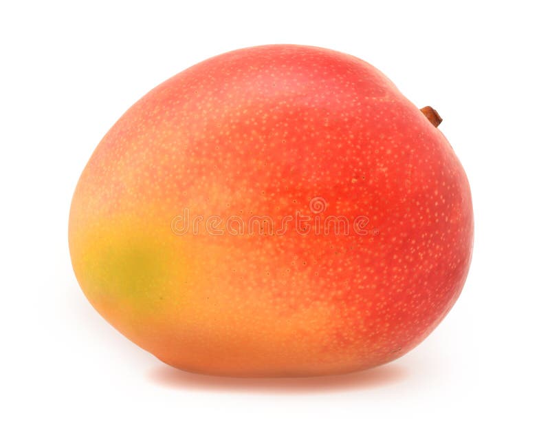 Ripe Red Yellow Tropical Fruit Mango Stock Image - Image of vegetarian ...