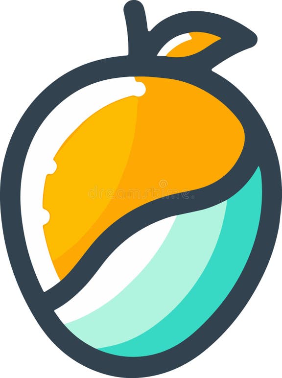 Mango icon stock vector. Illustration of work, draft - 301690549