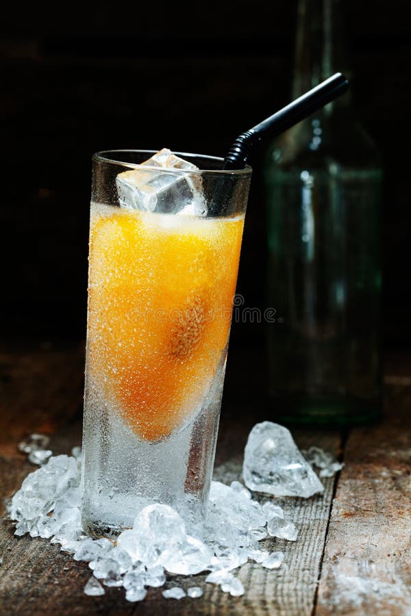 Mango Alcohol Drink stock photo. Image of alcohol, card - 26591444