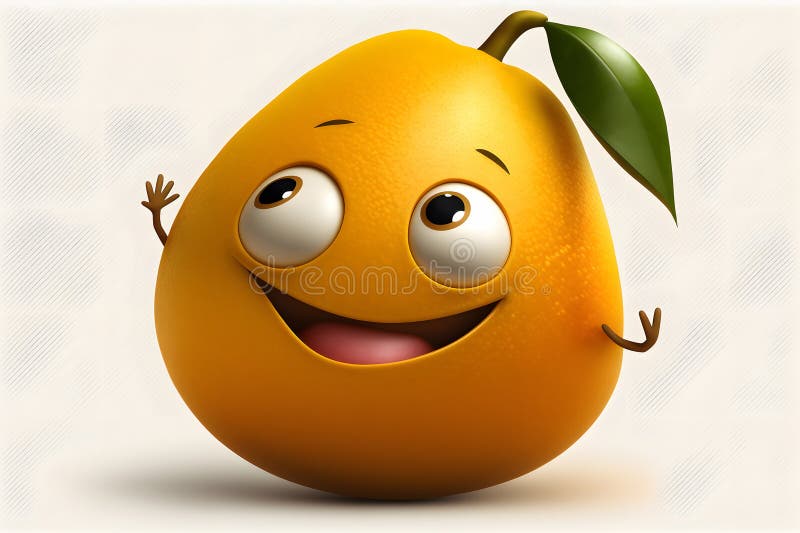 Mango Cartoon Character Stock Illustrations – 3,937 Mango Cartoon ...
