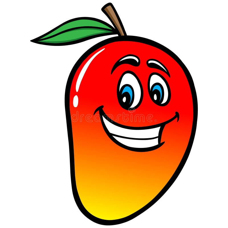 Mango Cartoon stock illustration. Illustration of drink - 72948263