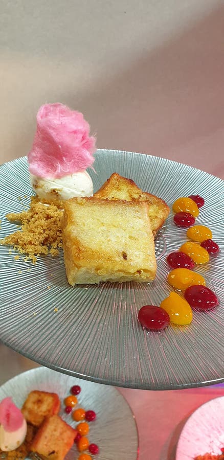 Mango and cherry coulis stock photo. Image of delicious - 176488540