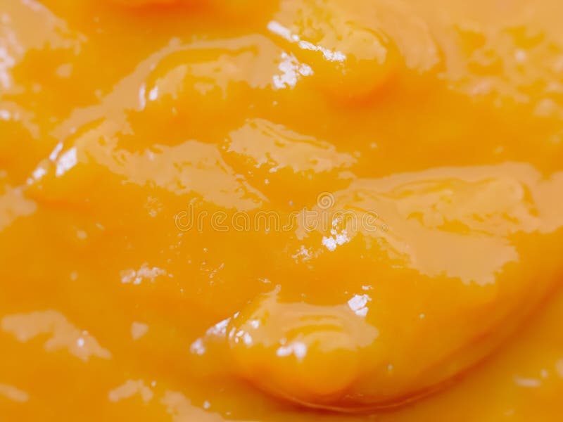 Mango cream soup texture stock photo. Image of white - 319178962