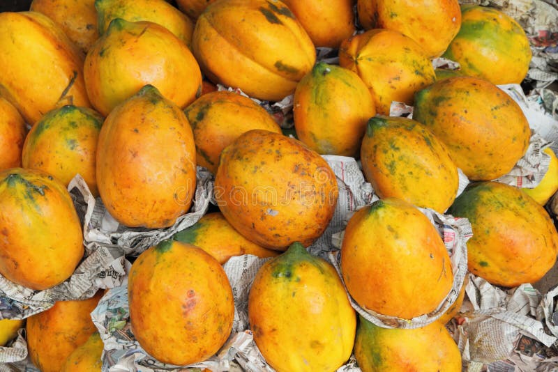 Mango Delicioso En Mercado Indio Del Granjero Foto de archivo - Imagen ...