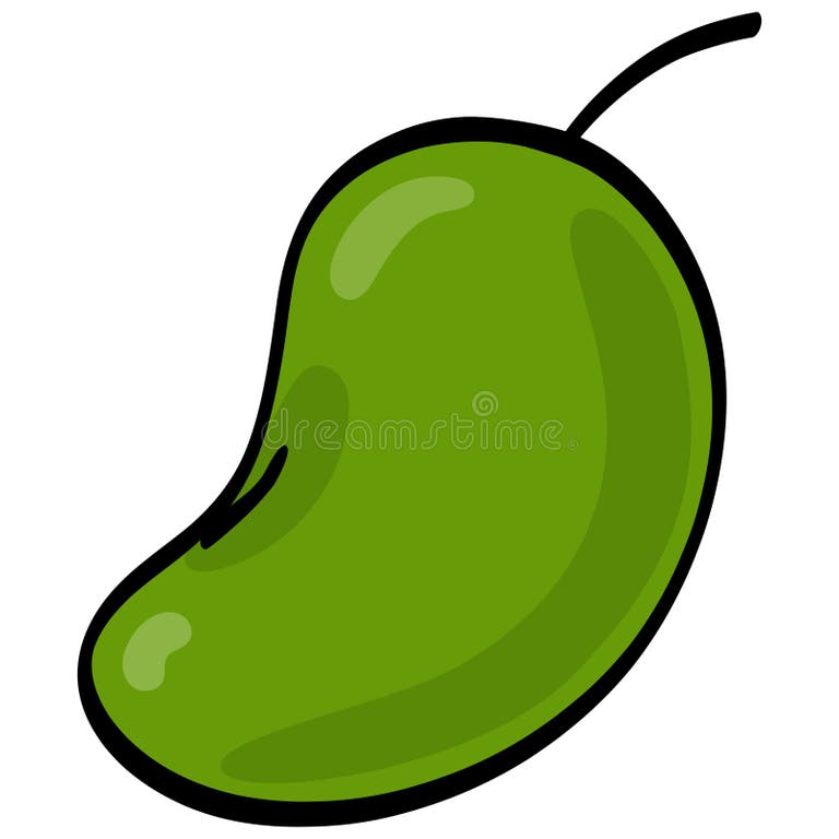 Mango Doodle Drawing Vector Illustration Icon Stock Vector ...