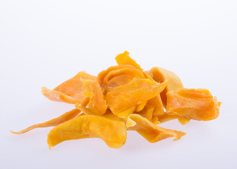 Mango Dry or Dried Mango Slices on Background. Stock Photo - Image of ...
