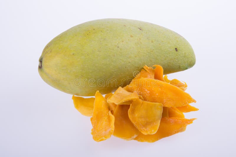 Mango Dry or Dried Mango Slices on Background. Stock Photo - Image of ...