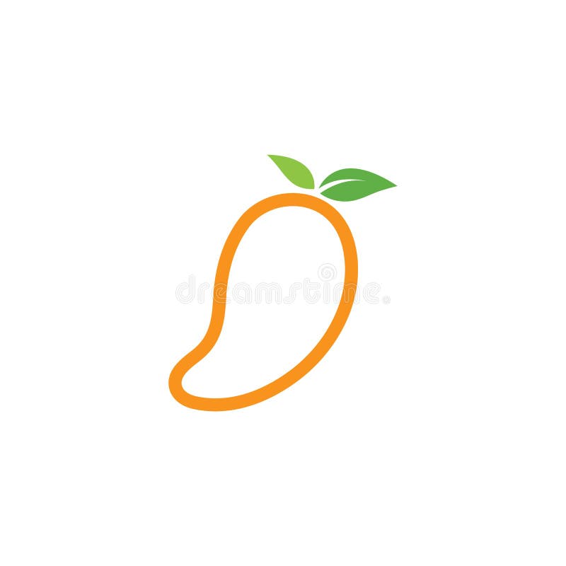 Mango in Flat Style. Mango Vector Logo Stock Vector - Illustration of ... Mango in Flat Style. Mango Vector Logo Stock Vector - Illustration of ...
