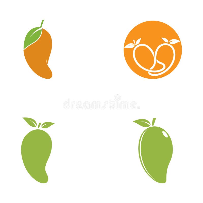 Mango in Flat Style. Mango Vector Logo Stock Vector - Illustration of ... Mango in Flat Style. Mango Vector Logo Stock Vector - Illustration of ...