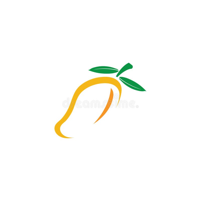 Mango in Flat Style. Mango Vector Logo Stock Vector - Illustration of ... Mango in Flat Style. Mango Vector Logo Stock Vector - Illustration of ...