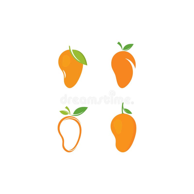 Mango in Flat Style. Mango Vector Logo Stock Vector - Illustration of ... Mango in Flat Style. Mango Vector Logo Stock Vector - Illustration of ...
