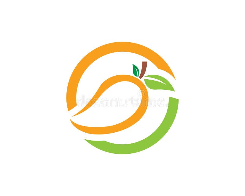 Mango in Flat Style. Mango Vector Logo Stock Vector - Illustration of ... Mango in Flat Style. Mango Vector Logo Stock Vector - Illustration of ...