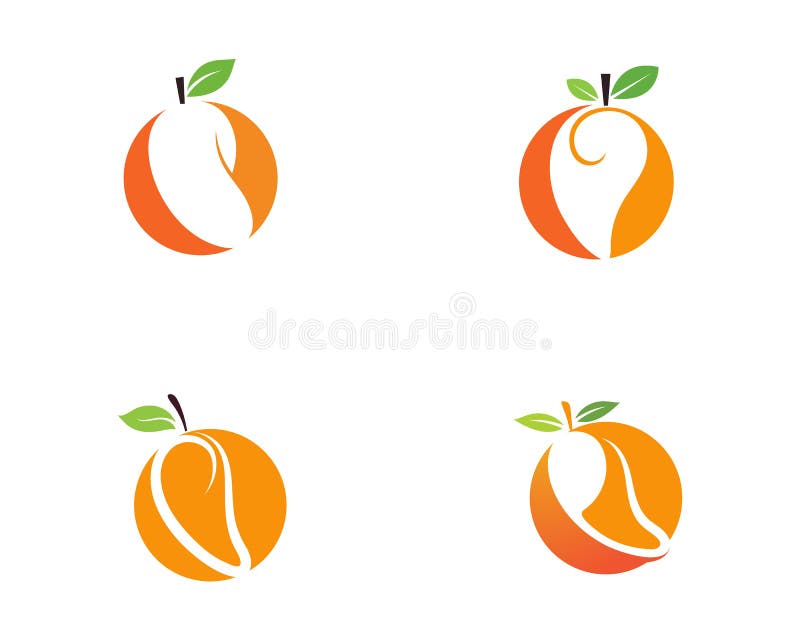 Mango in Flat Style. Mango Vector Logo Stock Vector - Illustration of ... Mango in Flat Style. Mango Vector Logo Stock Vector - Illustration of ...