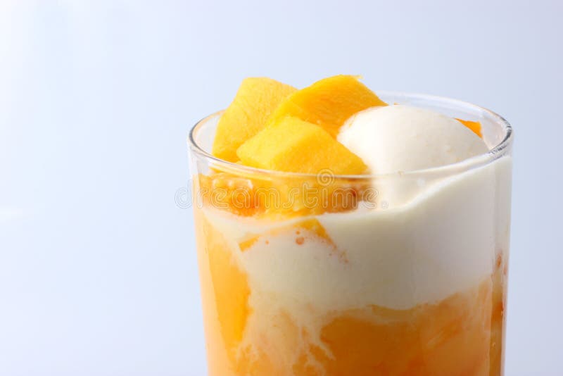 Mango float juice stock photo. Image of fruits, healthy - 99823440