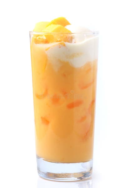 Mango float juice stock image. Image of summer, organic - 99823781
