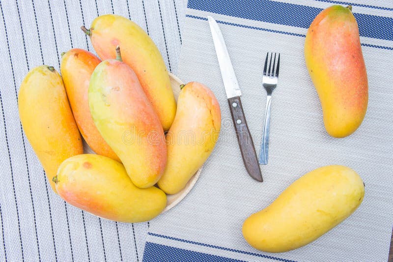 Mango Fruit , Fruit on Summer Stock Image - Image of pieces, ingredient ...