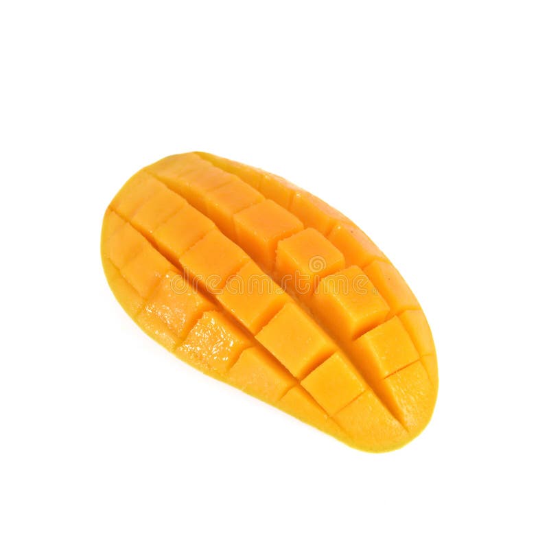 Mango Fruit Isolated on White Background Stock Image - Image of fruit ...
