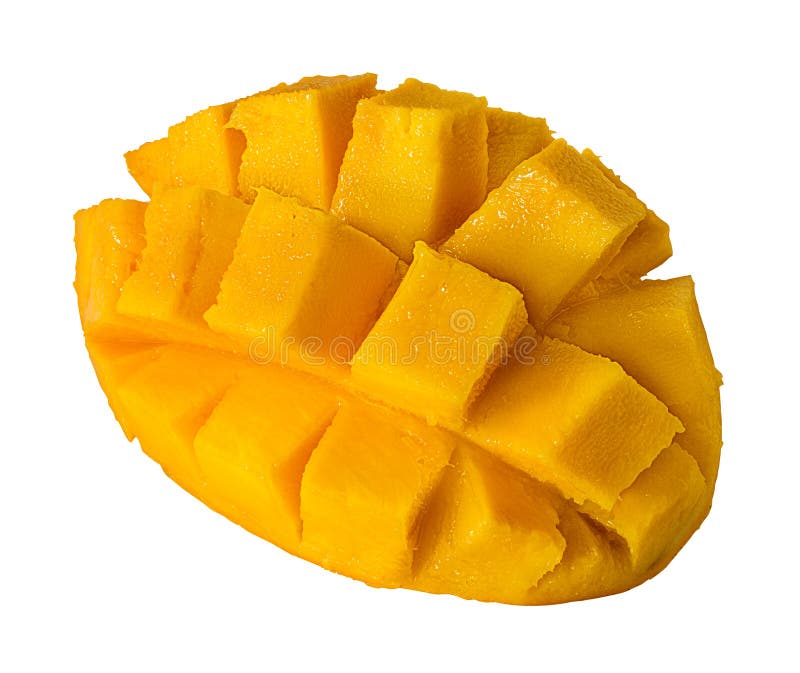 Mango Fruit Isolated on White Stock Photo - Image of white, dessert ...