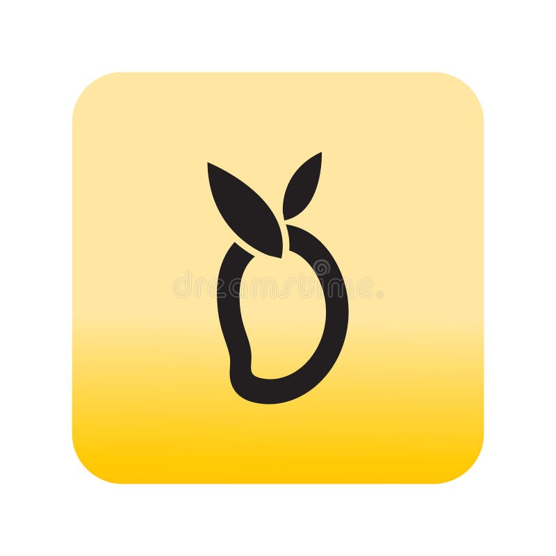 Mango Fruit Logo Vector and Symbol Design Stock Vector - Illustration ...