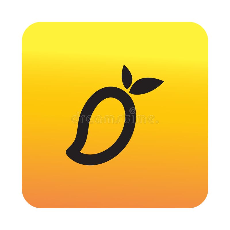 Mango Fruit Logo Vector and Symbol Design Stock Vector - Illustration ...