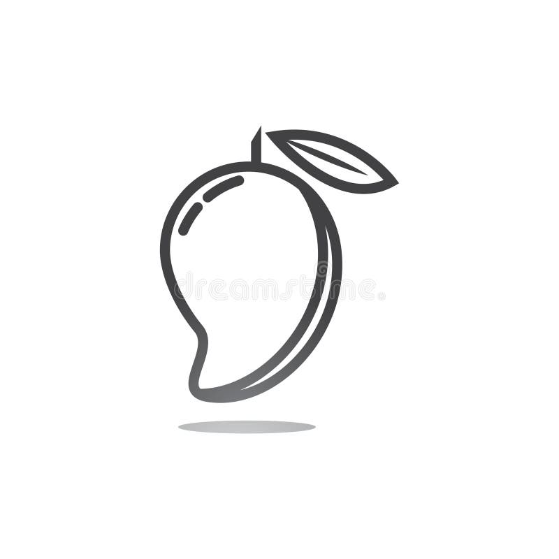 Mango Fruit Logo Vector and Symbol Design Stock Vector - Illustration ...