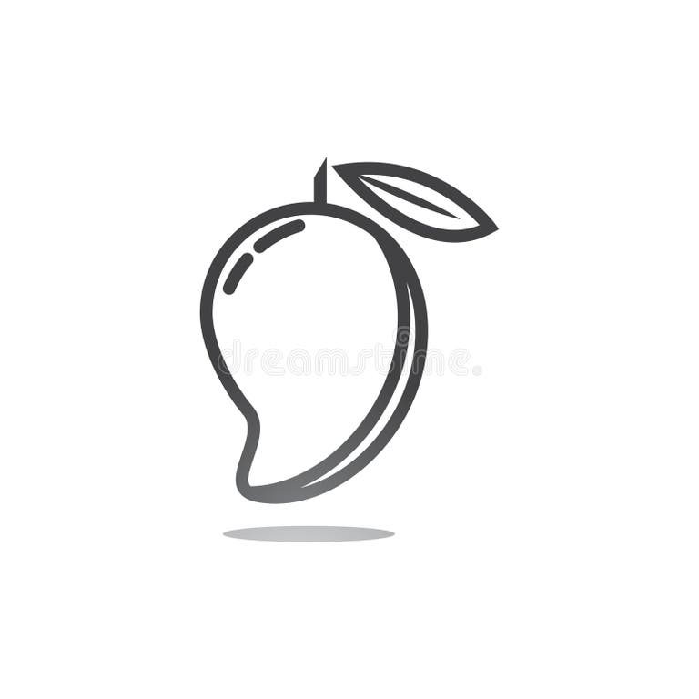 Mango Fruit Logo Vector and Symbol Design Stock Vector - Illustration ...