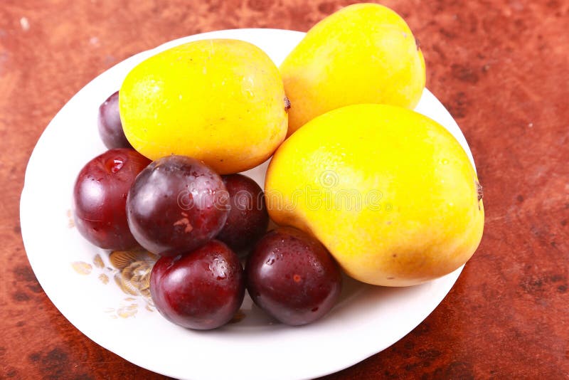 Fresh Fruits stock image. Image of food, dieting, mango - 104989745