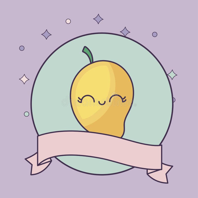 Mango Kawaii Stock Illustrations – 862 Mango Kawaii Stock Illustrations ...