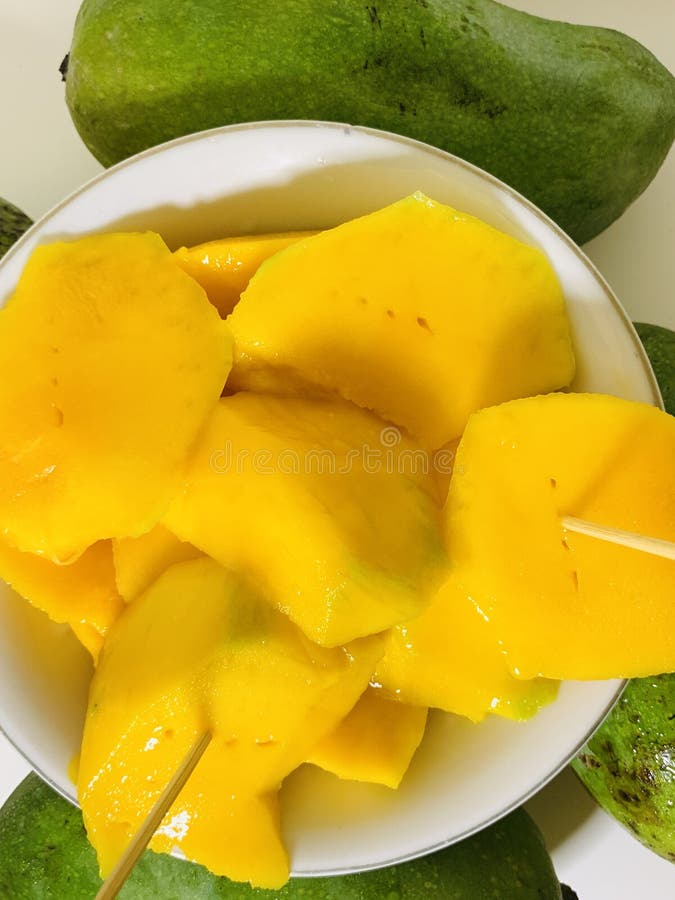 Mango fruit stock photo. Image of fruit, plate, good - 199352216