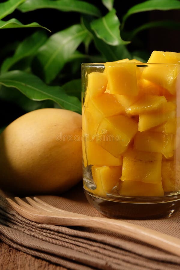Sliced Mango stock image. Image of drink, oldfashioned - 107605887