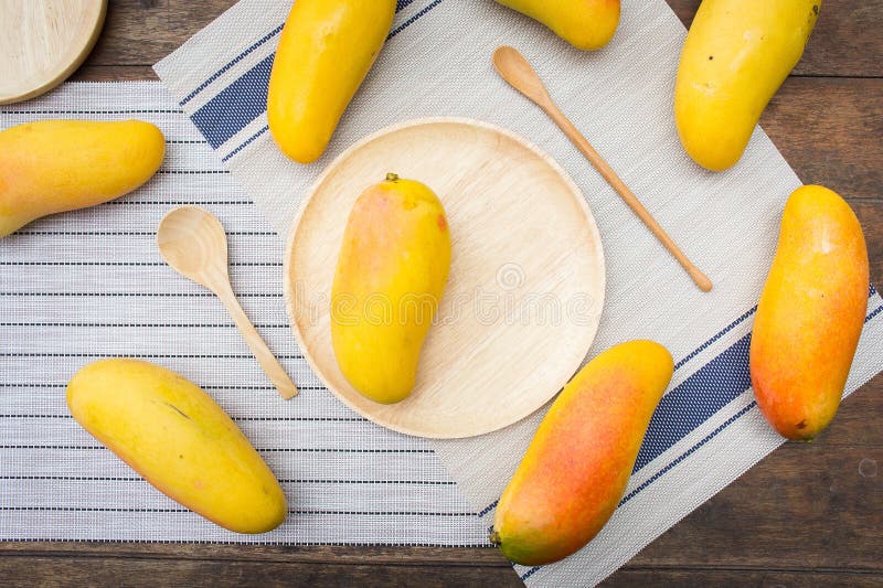 Mango Fruit on Summer , Sweet Mango Stock Photo - Image of mango, fruit ...