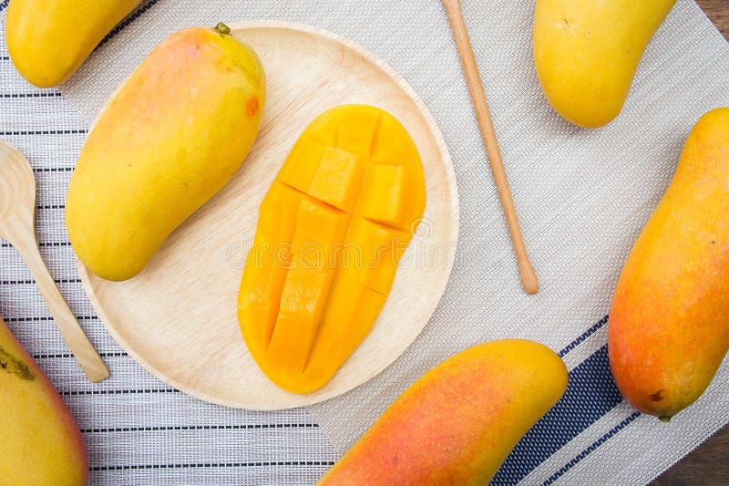 Mango Fruit on Summer , Sweet Mango Stock Image - Image of fruit, juice ...
